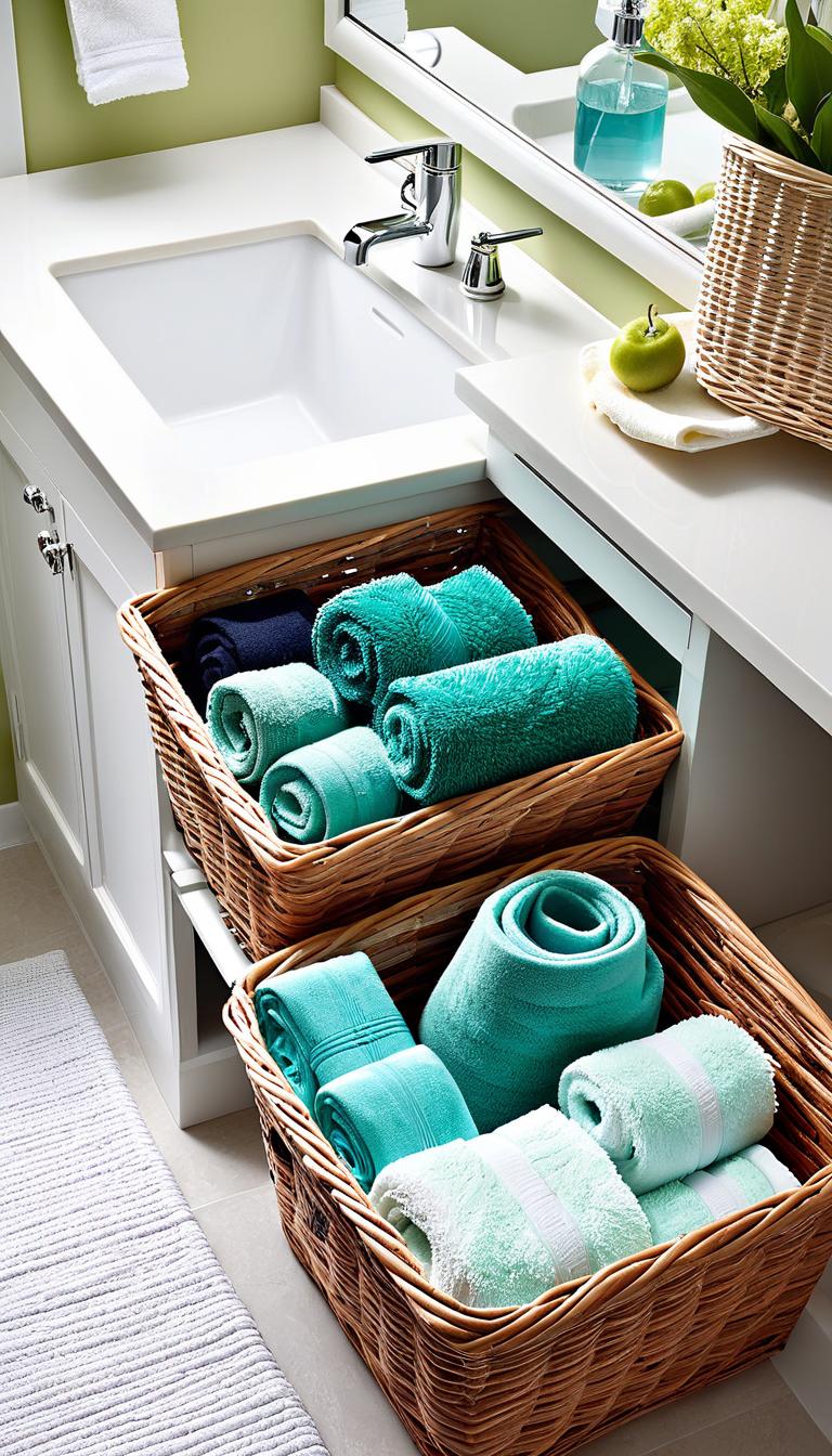 35 Ways to Decorate Your Bathroom with Towels - Interiorshape | Best ...